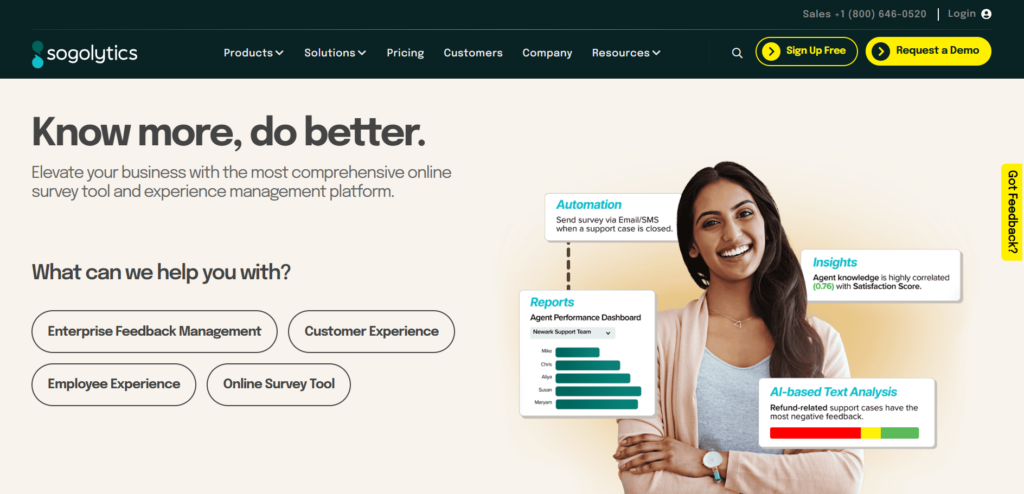 Top 15 Voice of the Customer (VoC) Platforms 2026 - Sogolytics